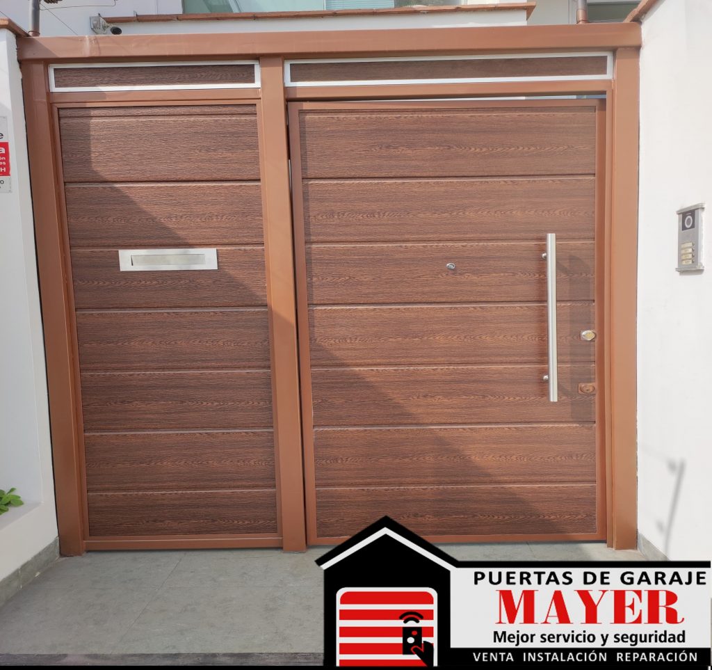 Puerta Principal Caoba Texturado - Mayer SAC