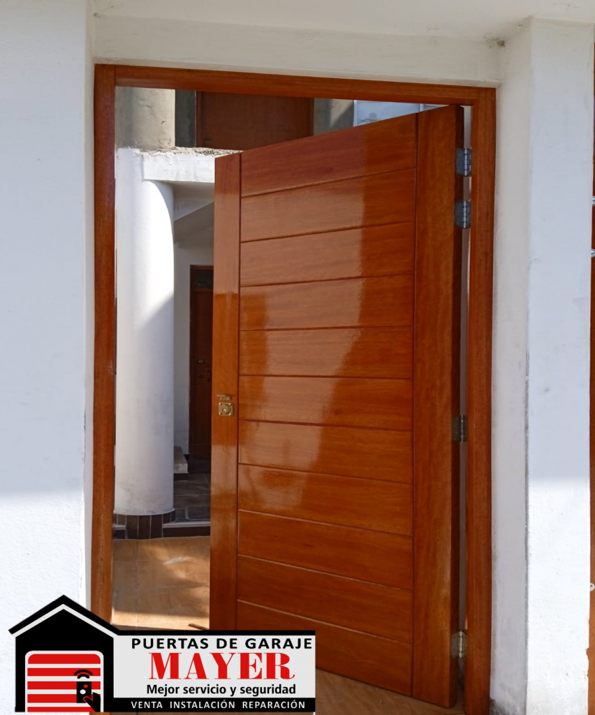 Puerta Principal Madera - Mayer SAC